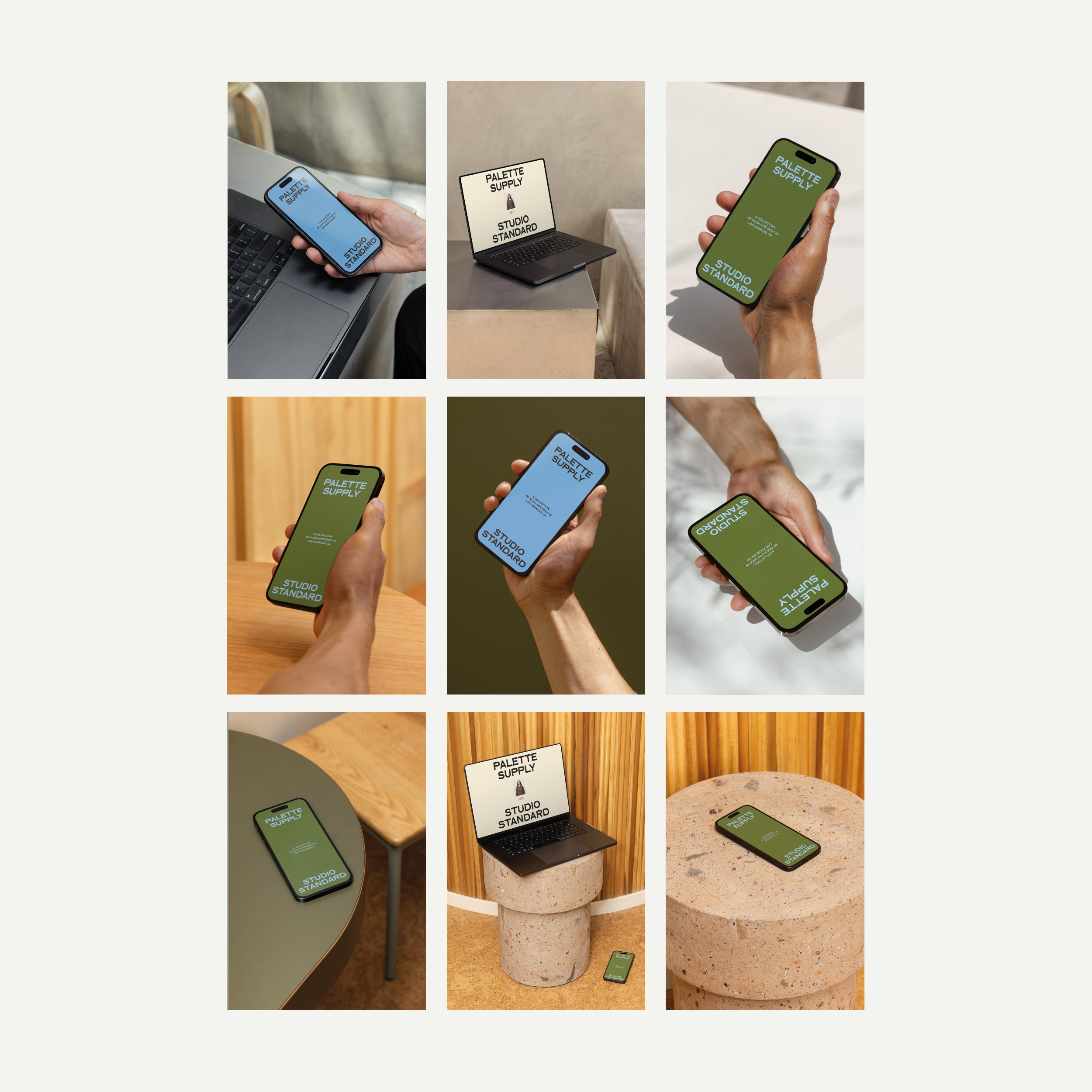 Palette Supply x Studio Standard - Stunning, Customizable Mockups