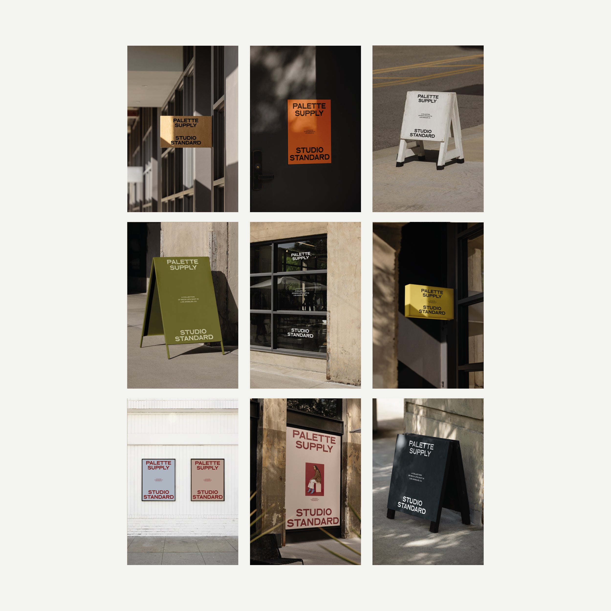 Palette Supply x Studio Standard - Stunning, Customizable Mockups